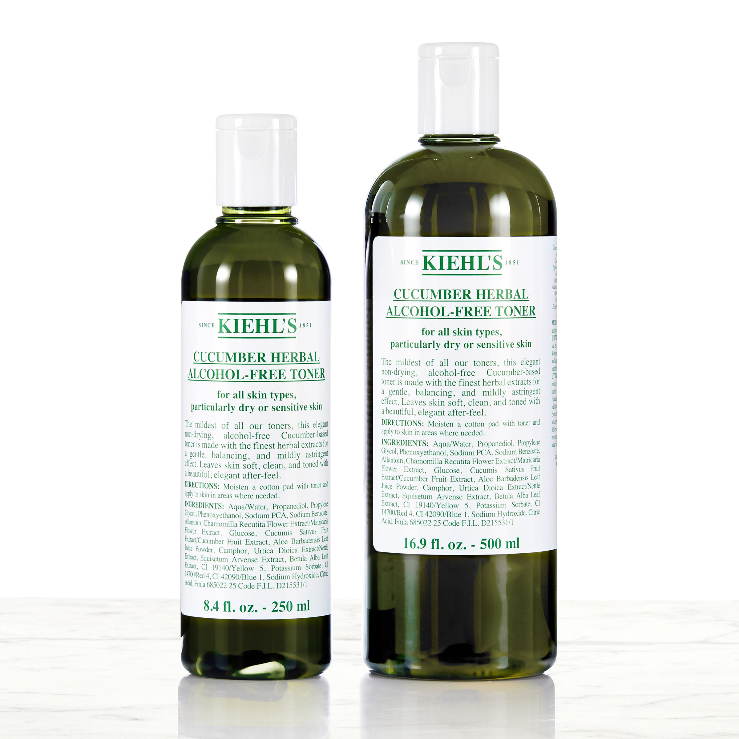 Cucumber Herbal Alcohol-Free Toner – Mild Facial Toner - Kiehl’s