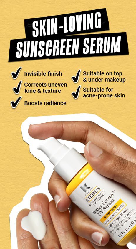 Up Your Sunscreen Game - SPF 50+ with Collagen Peptide - Kiehl's