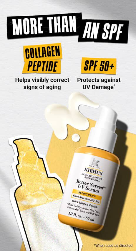 Up Your Sunscreen Game - SPF 50+ with Collagen Peptide - Kiehl's