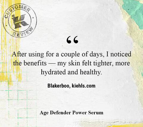Age Defender Power Serum – Men’s Anti-Wrinkle Serum – Kiehl’s